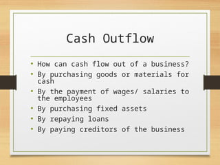 Cashflow forecast IG Business Studies.ppt