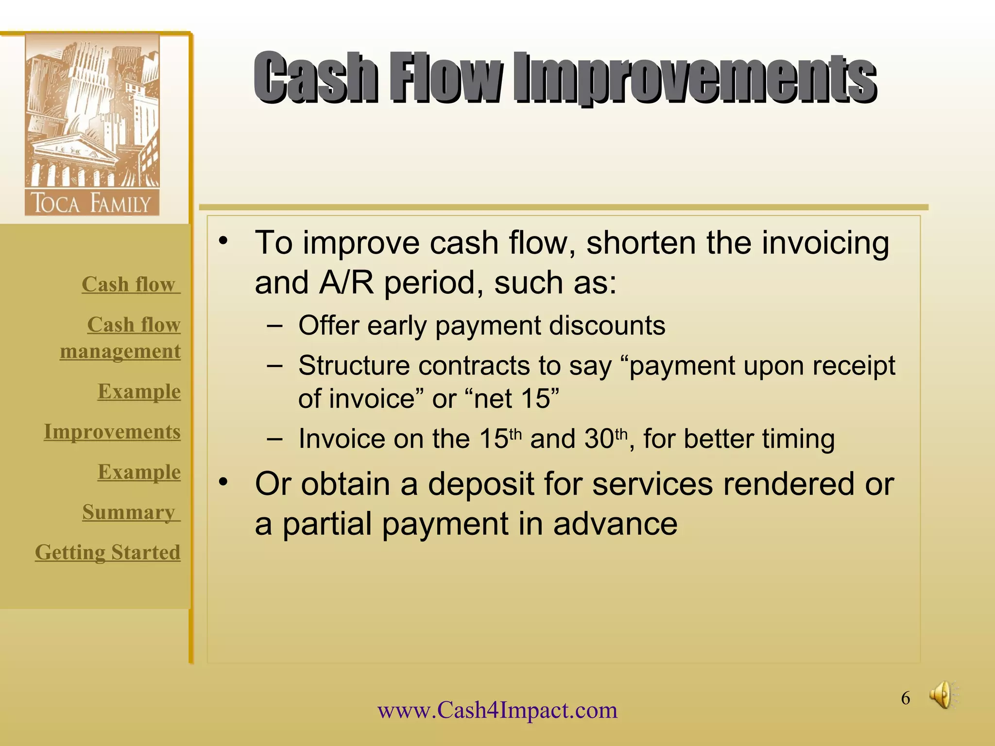 Cash flow management | PPT