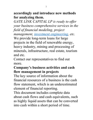 Cash flow management in large investment projects.doc