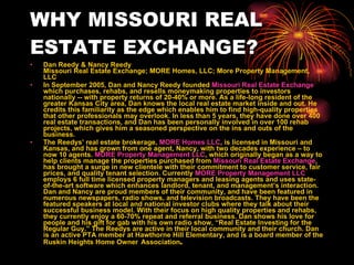 KANSAS CITY INVESTMENT PROPERTIES | PPT