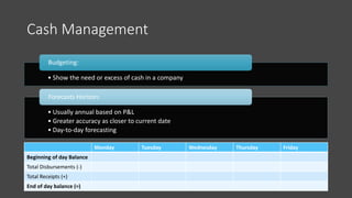 Cash Flow Management Basics | PPTX