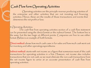 Cash flow statement | PPTX