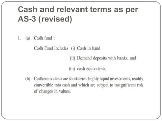 Cash flow statement | PPTX