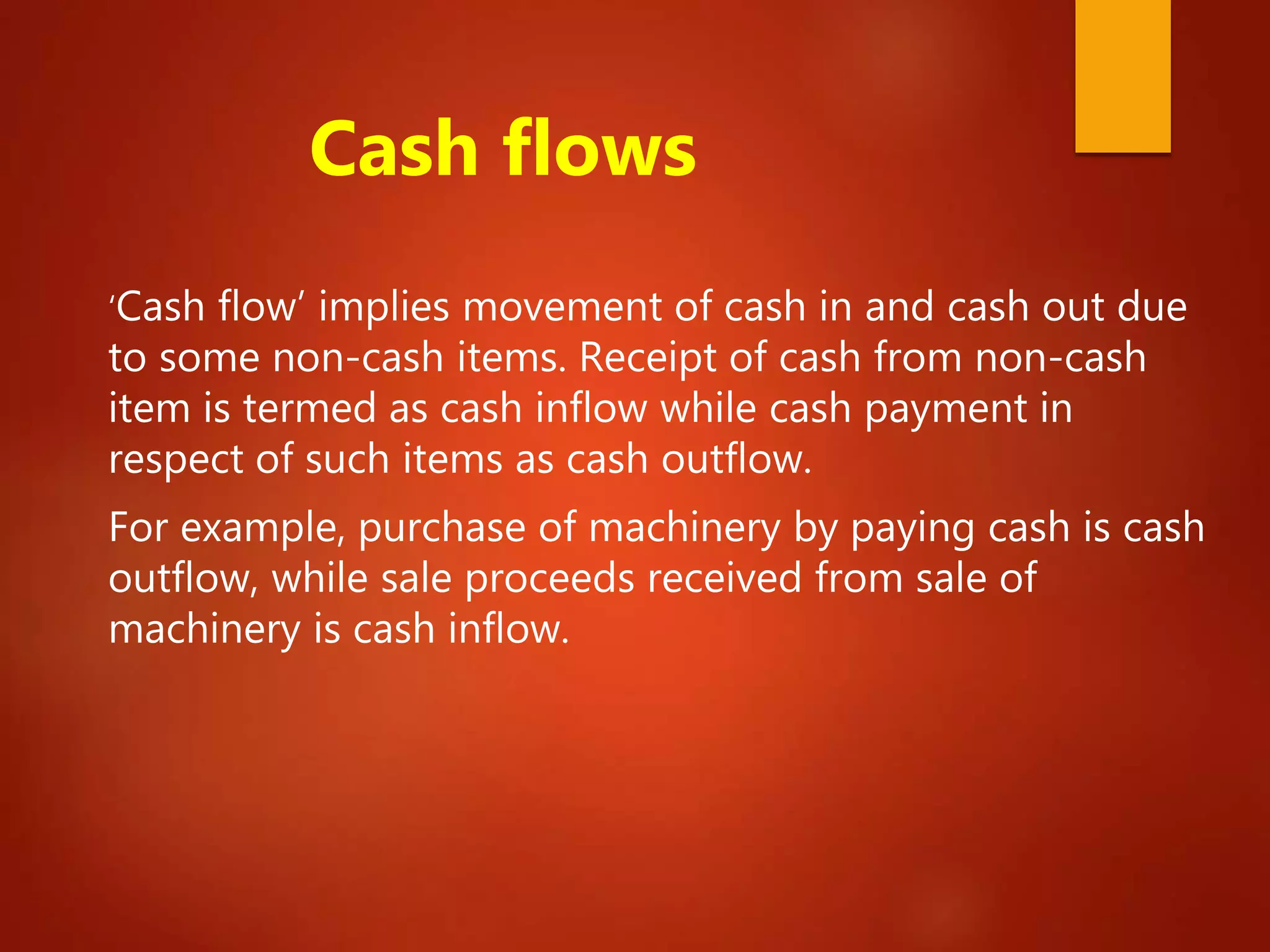 Cash flow statement | PPTX