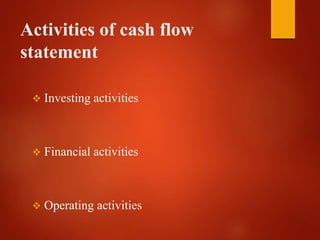 Cash flow statement | PPTX