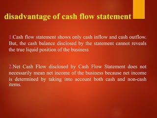Cash flow statement | PPTX