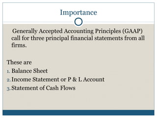 Cash flow statement | PPT