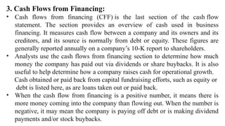 CASH FLOW STATEMENT PRESENTATION DOCUMENT | PPT