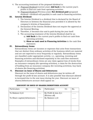 Cash flow statement pdf | PDF