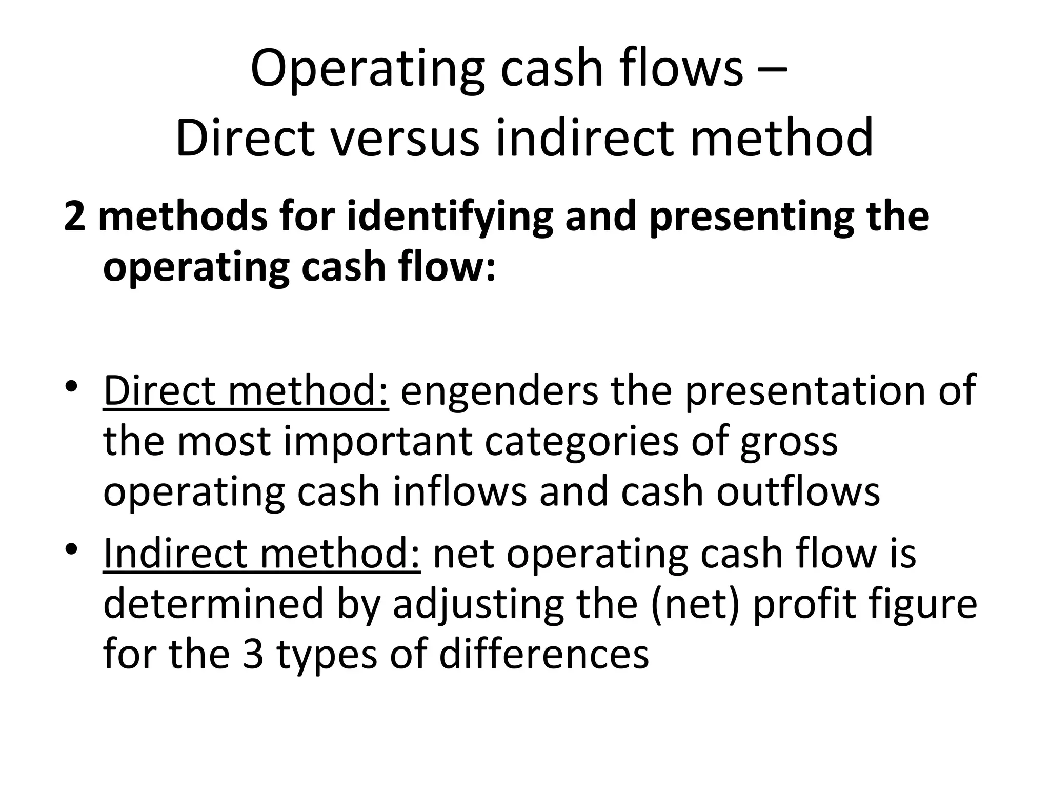 Cash flow statements | PPT