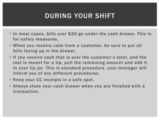 Cash handling | PPTX