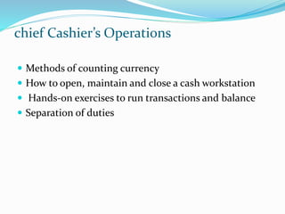 Cash Handling Procedures & Characteristics of a Cheque.pptx