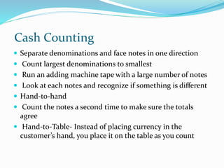 Cash Handling Procedures & Characteristics of a Cheque.pptx