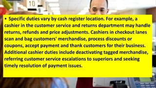 Cashier | PPTX