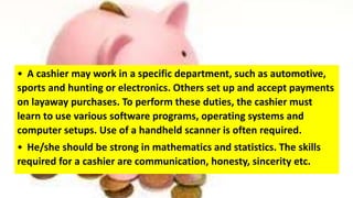 Cashier | PPTX