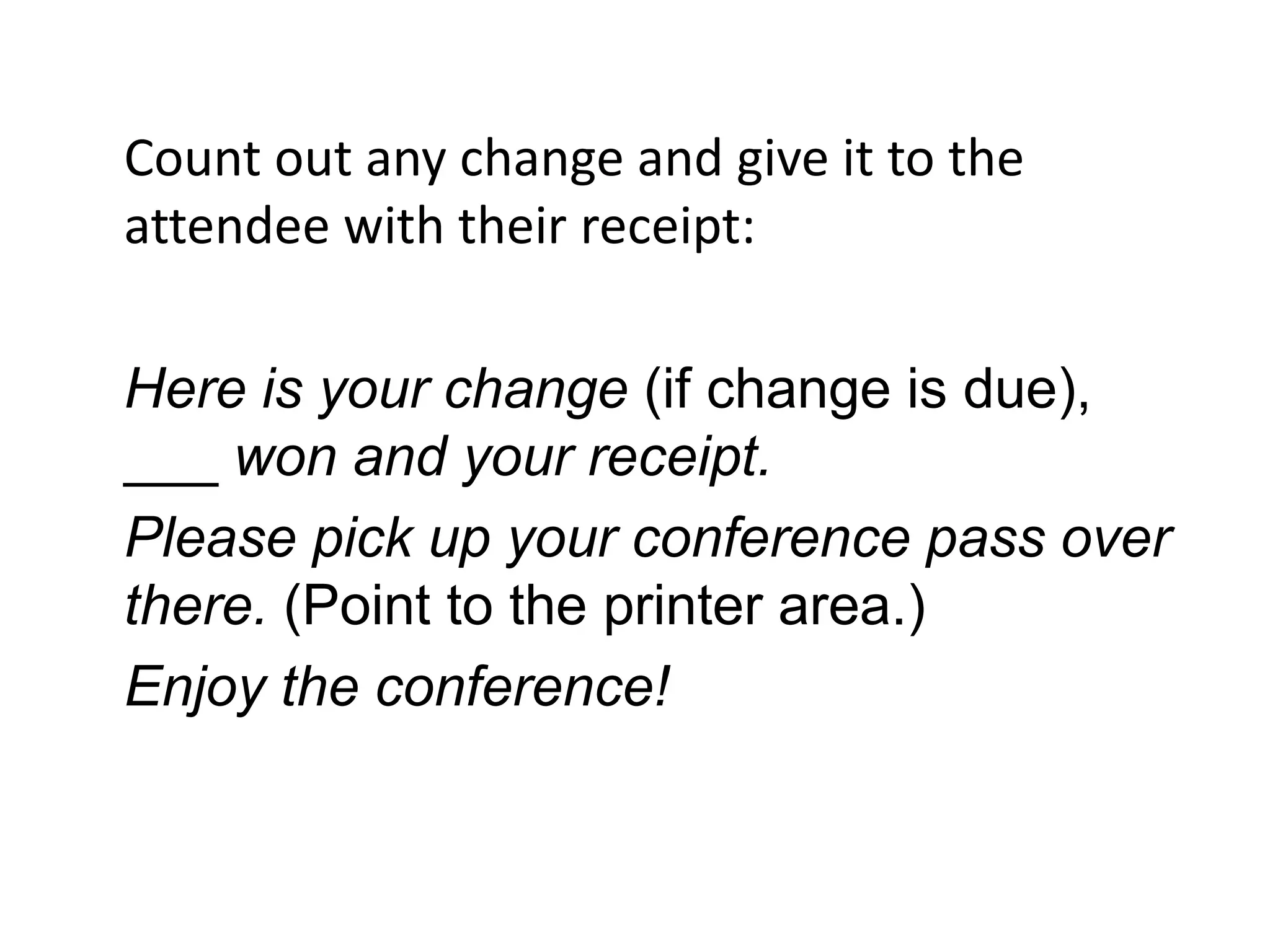 Cashier Training Material | PPTX