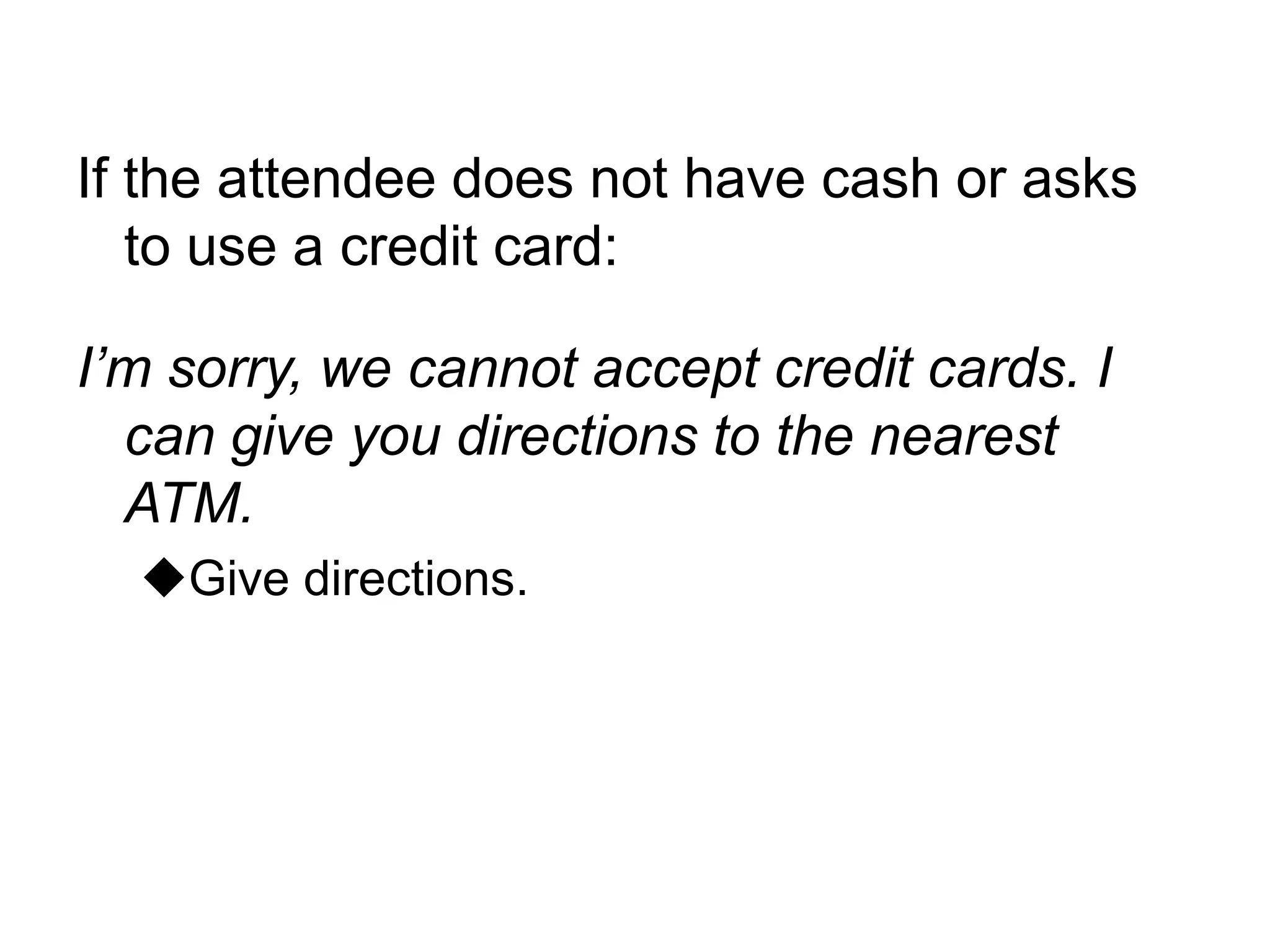 Cashier Training Material | PPTX