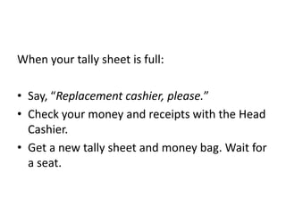 Cashier Training Material | PPTX