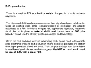 Cashless Payment System in India | PPT