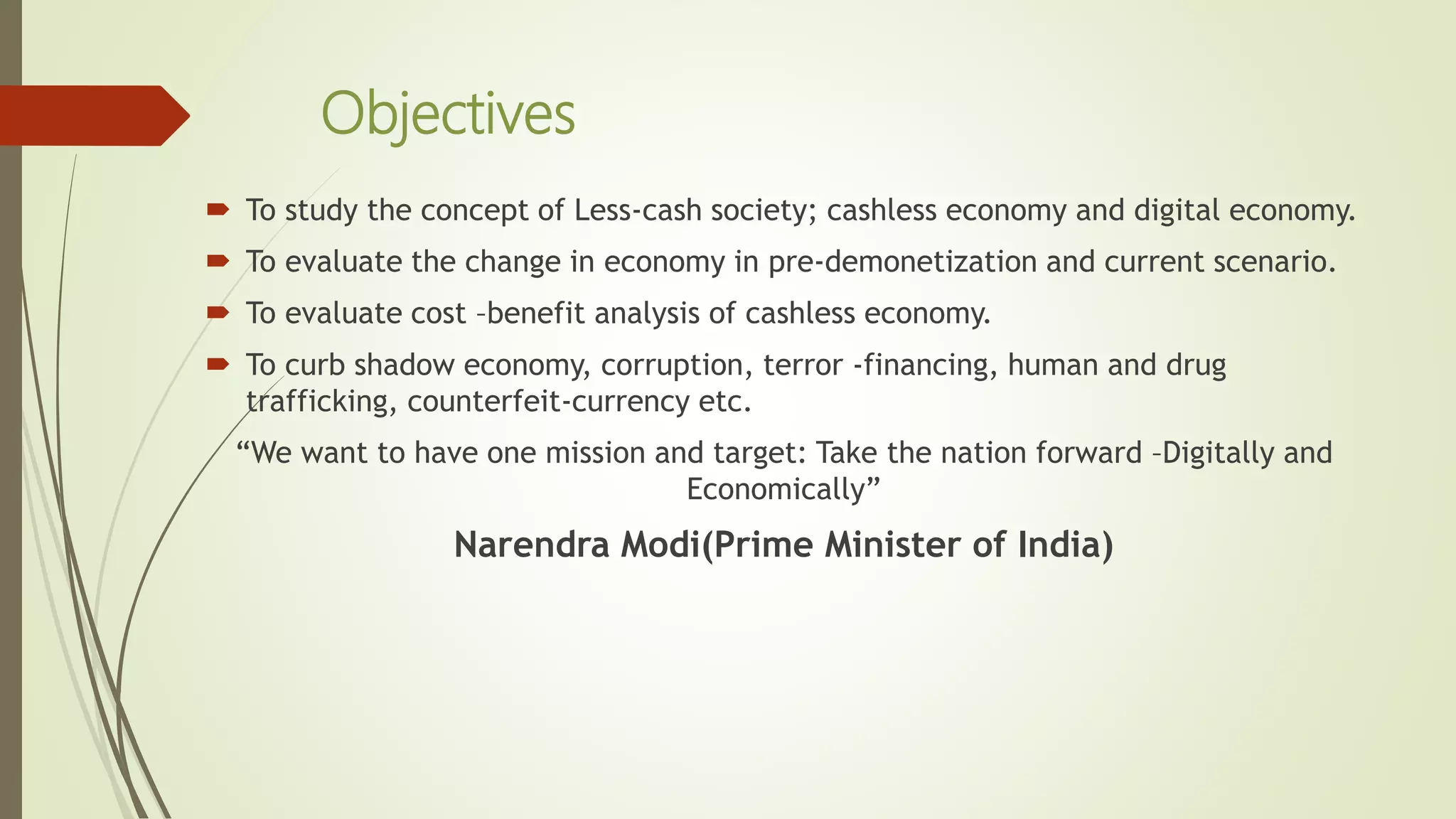 Cashless economy | PPTX