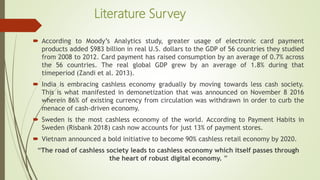 Cashless economy | PPTX