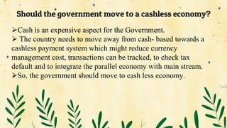 CASHLESS ECONOMY.pptx | Currencies | Economy