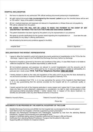 Cashless form | PDF