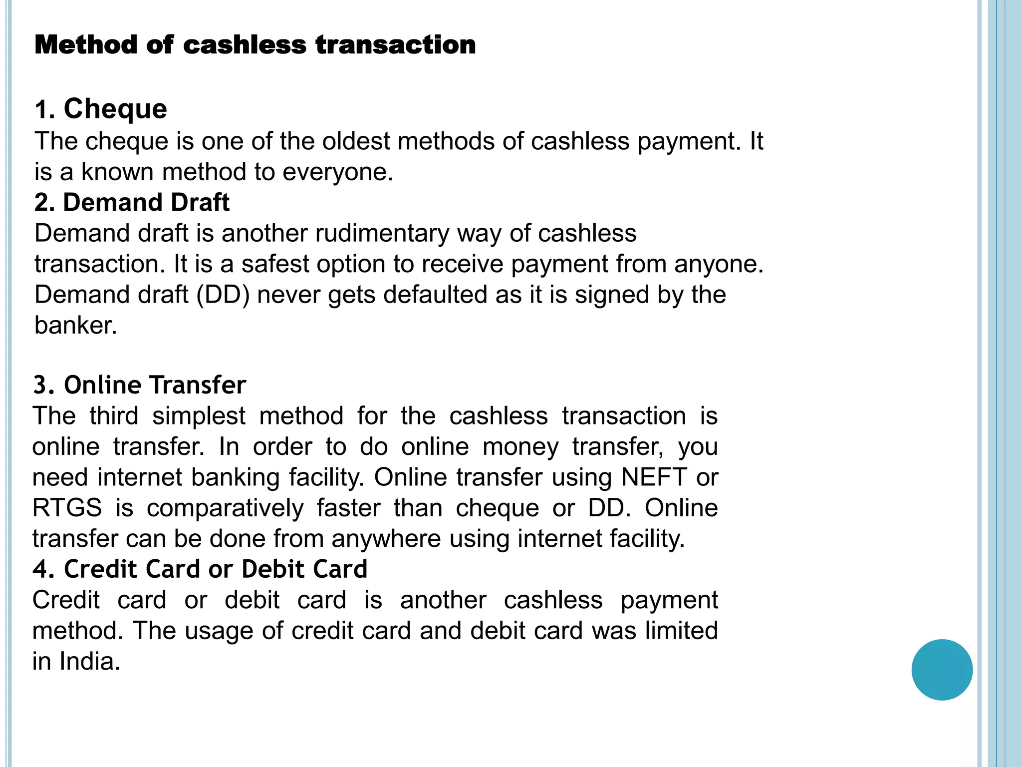 Cashless india | PPTX