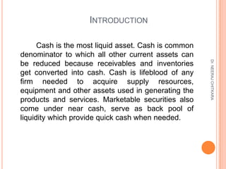 Cash management | PPSX