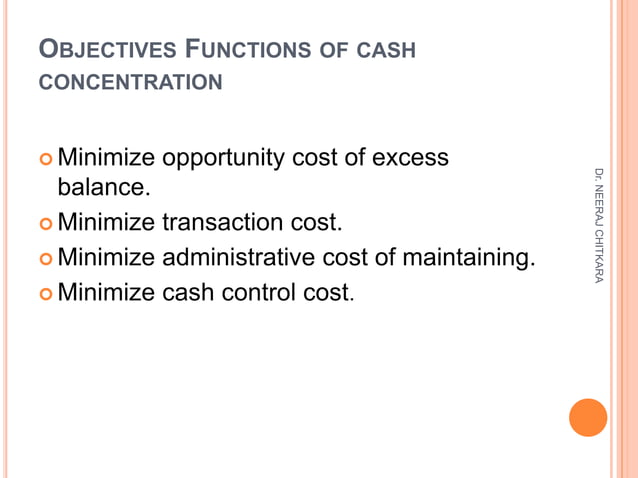 Cash management | PPSX