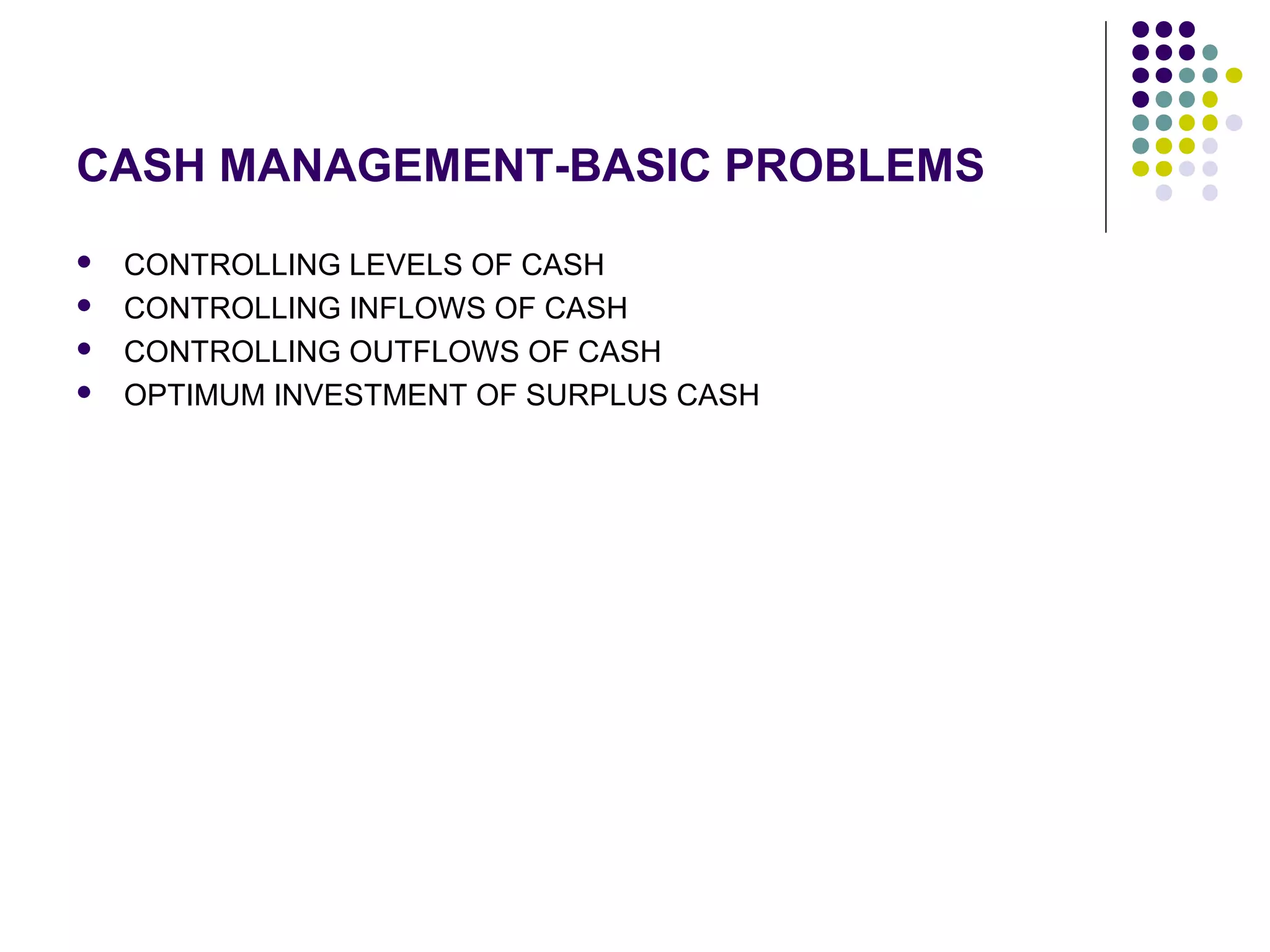 Cash management | PPT