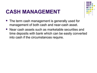 Cash management | PPT