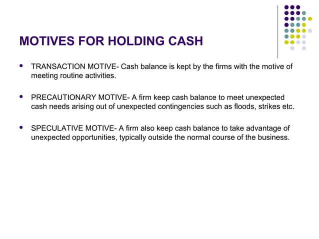 Cash management | PPT