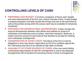 Cash management | PPT