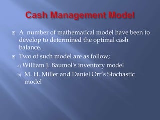 cash management overview and its strategiespptx | PPT
