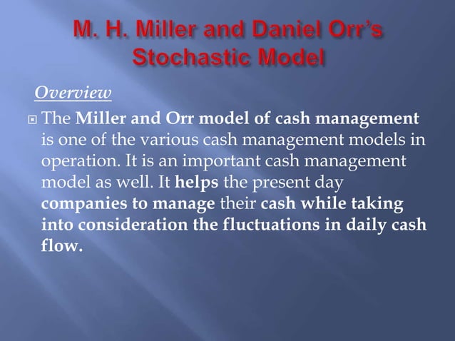 cash management overview and its strategiespptx | PPT