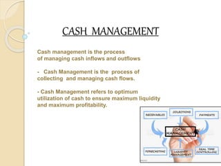 CASH MANAGEMENT.pptx cash management's h | PPTX | Business Accounting ...