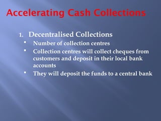 cash management and its benefits and types | PPTX