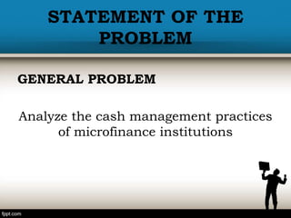 Cash management practices | PPTX