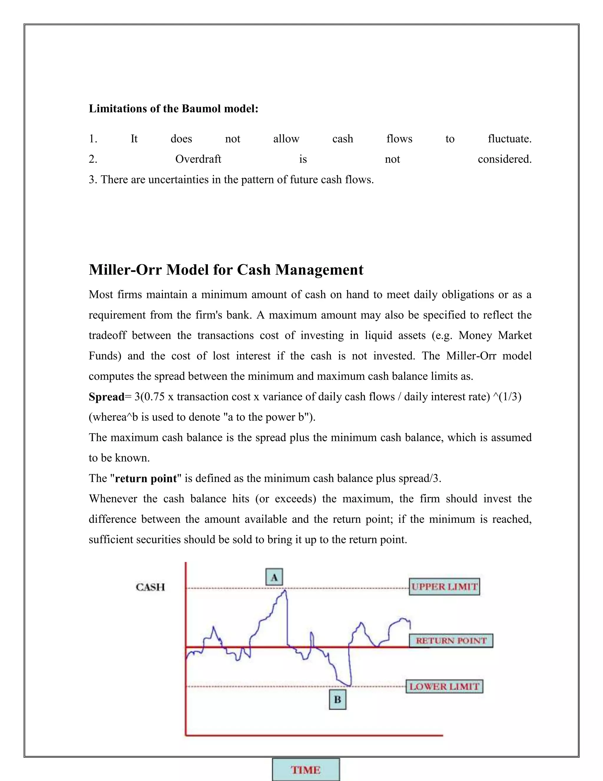 Cash management project | PDF