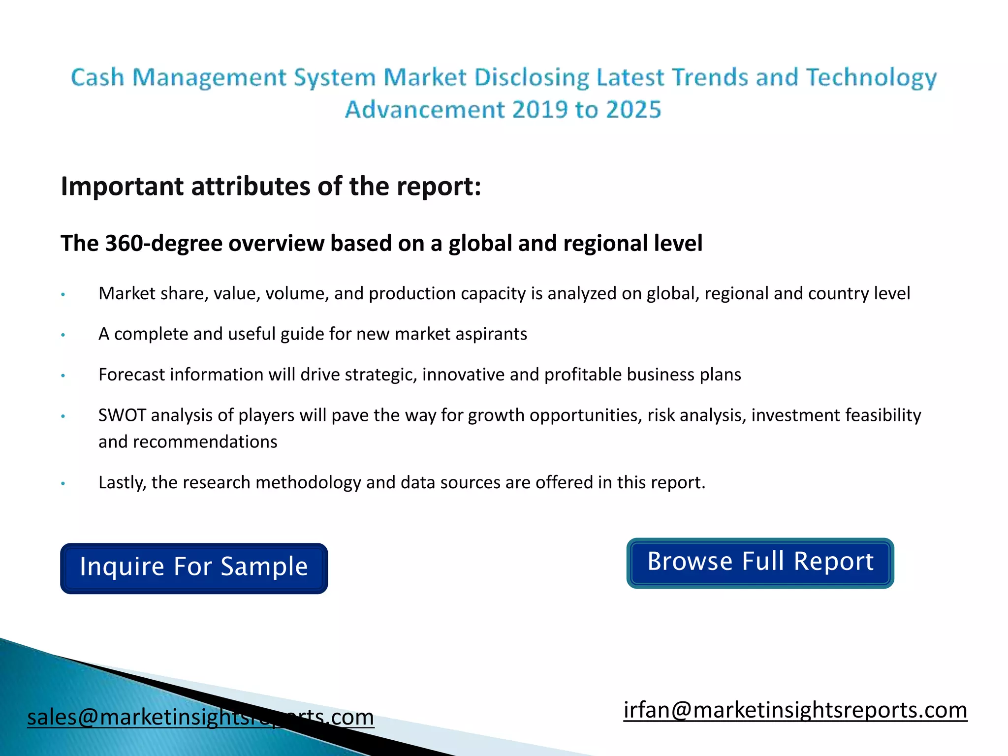 Cash management system | PPTX