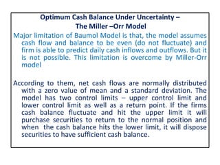 Cash Management | PPTX