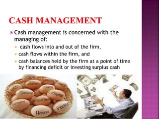 Cash management | PPTX