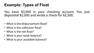cash mgt final presentation and the implication | PPTX