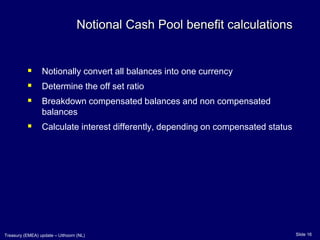 Cash pooling and cash concentration techniques | PPTX