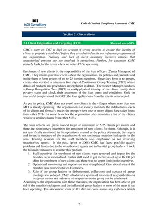 Cashpor micro credit | PDF