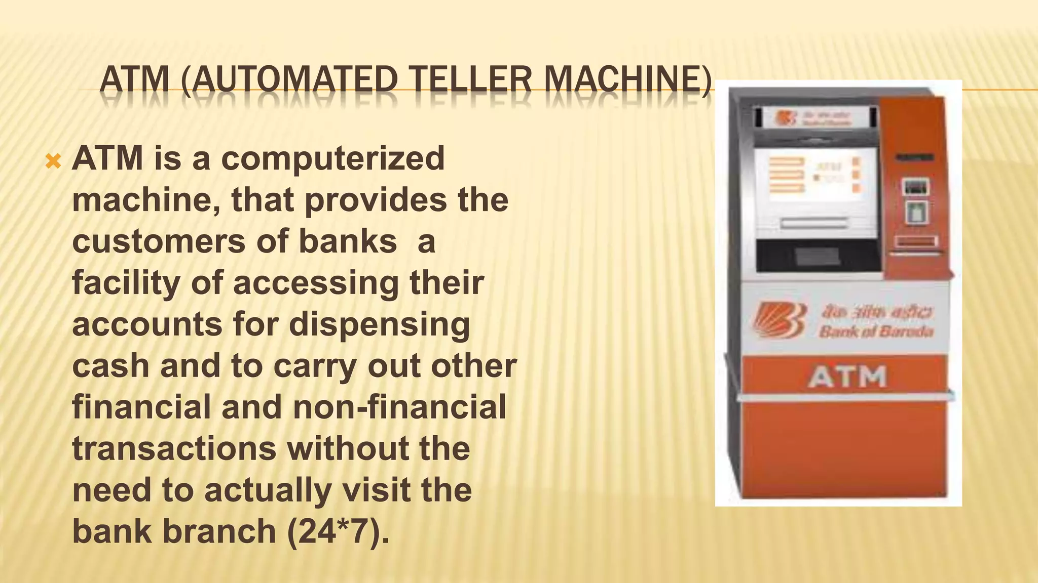 Cash recycler machine and atm | PPTX