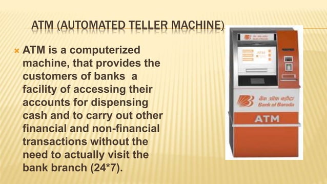 Cash recycler machine and atm | PPTX