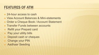 Cash recycler machine and atm | PPTX