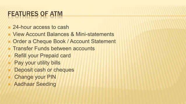 Cash recycler machine and atm | PPTX